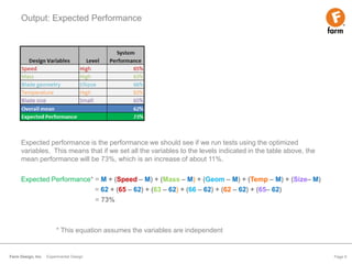Design of experiments | PPT