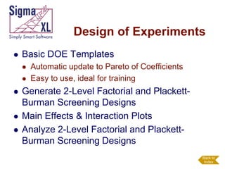 Design of experiments | PDF