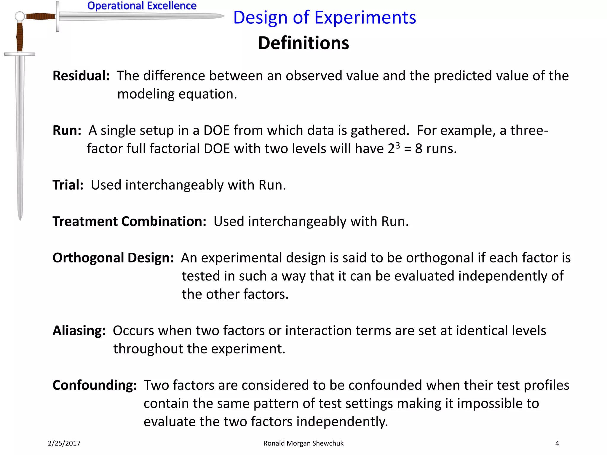 Design of Experiments | PPTX