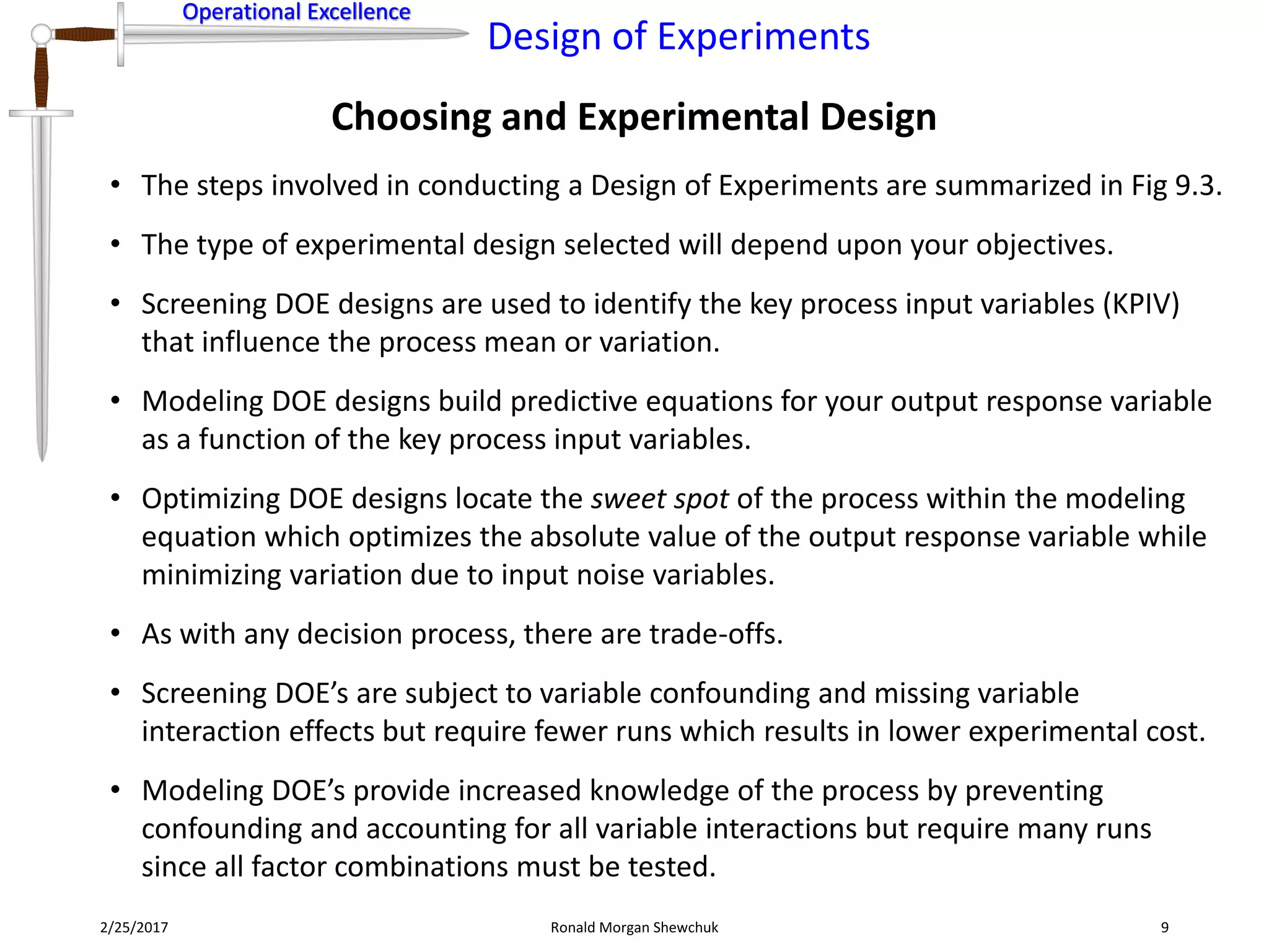 Design of Experiments | PPTX