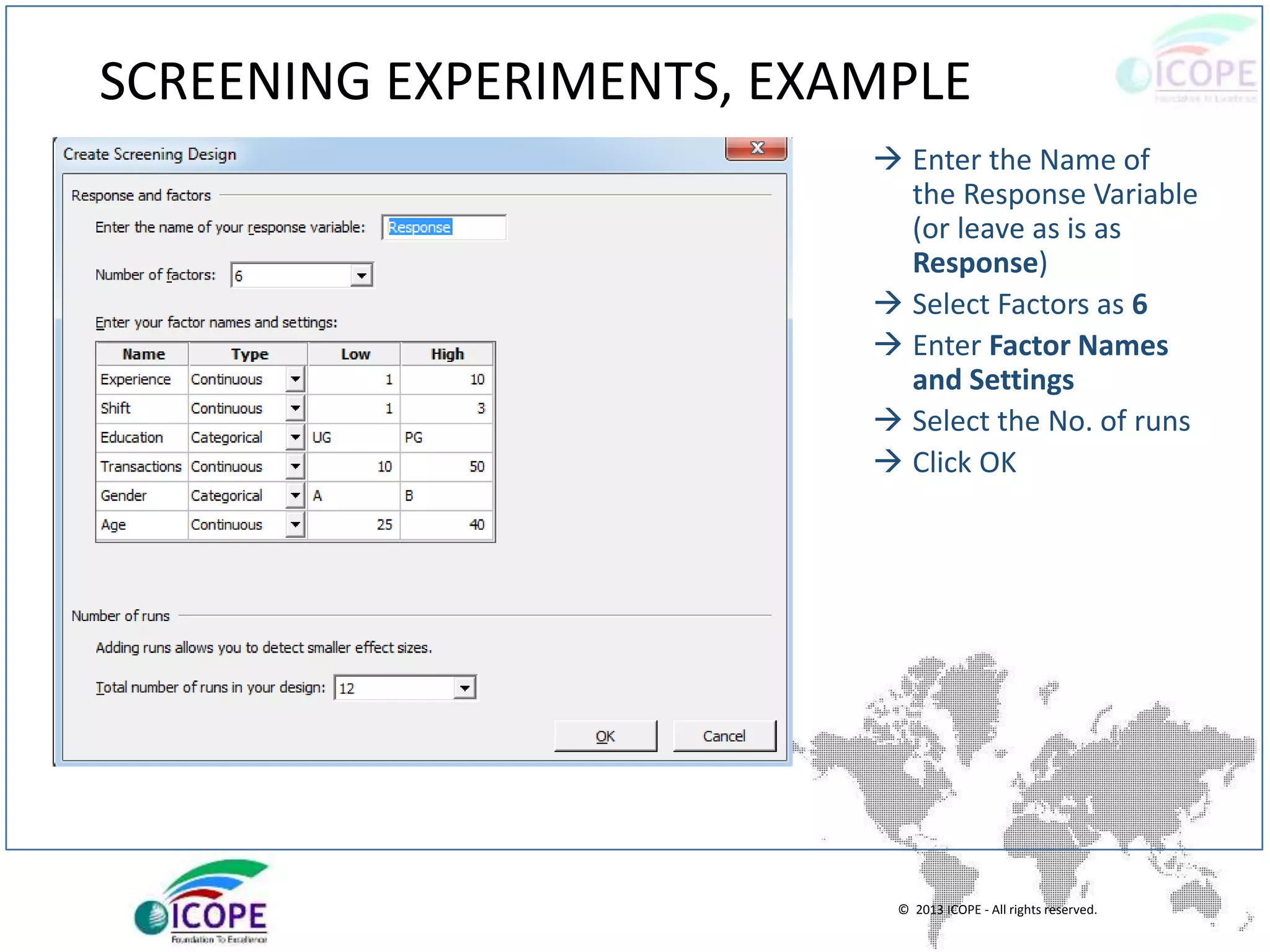 Design of experiments | PPTX