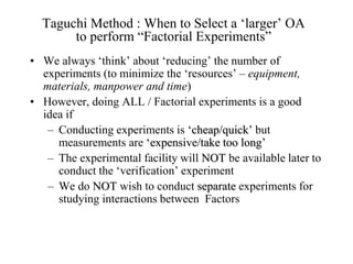 Design of experiments | PDF | Mechanical and Industrial Engineering ...