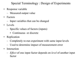 Design of experiments | PDF