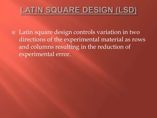 Design of experiments | PPTX