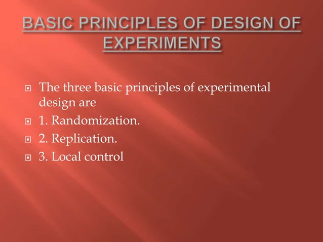 Design of experiments | PPTX
