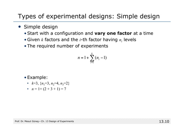 Design of experiments .pdf | Computer Networking | Computing