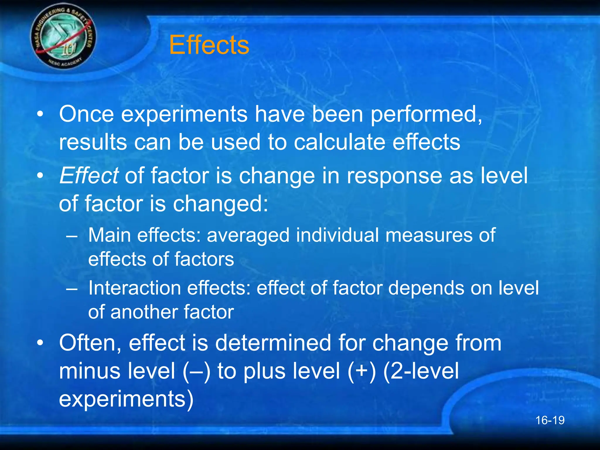 Design of experiments for mechanical engineers | PPT