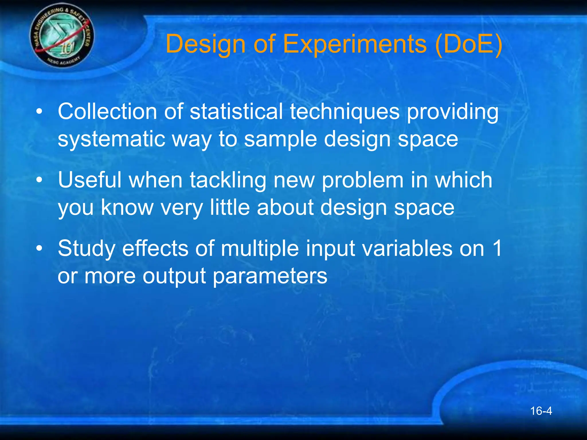Design of experiments for mechanical engineers | PPT