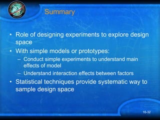 Design of experiments for mechanical engineers | PPT | Physics | Science