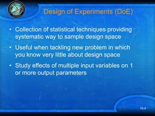 Design of experiments for mechanical engineers | PPT | Physics | Science