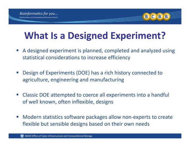 Design of experiments | PDF