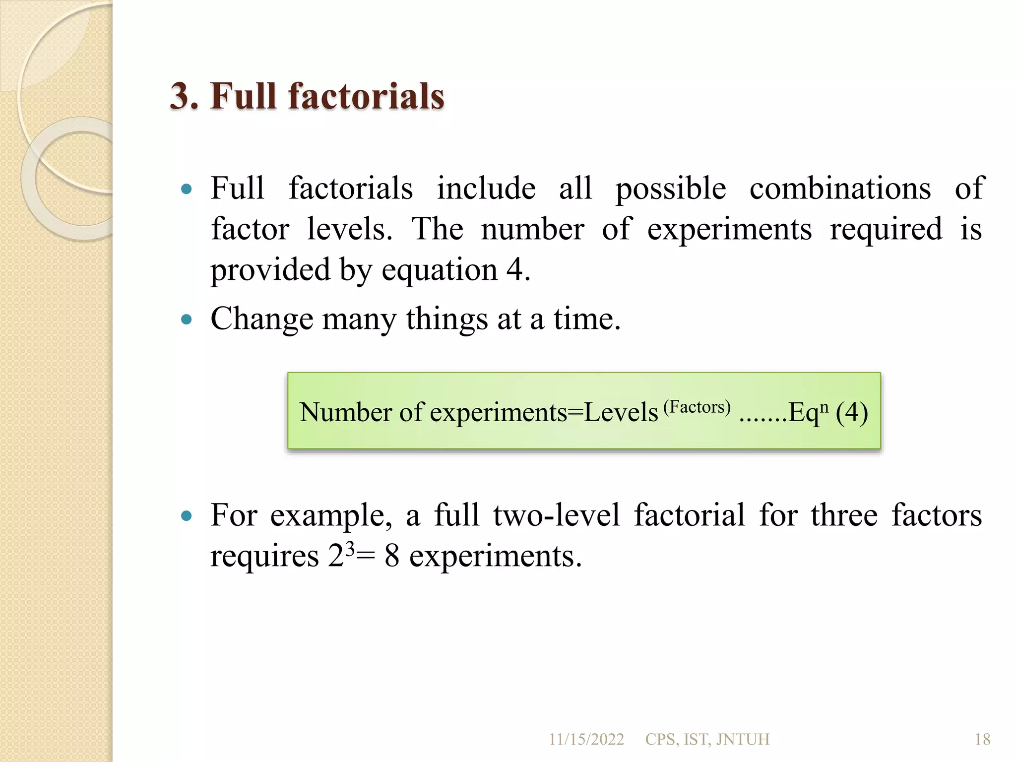 Design of Experiments (DOE) | PPTX