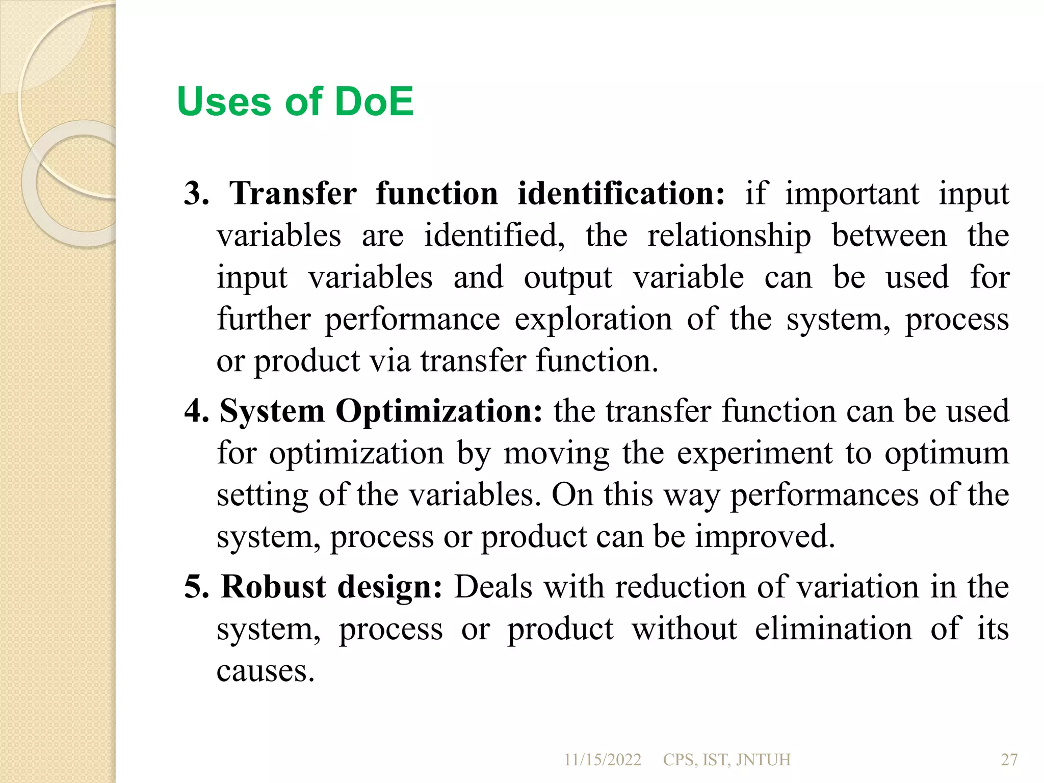 Design of Experiments (DOE) | PPTX