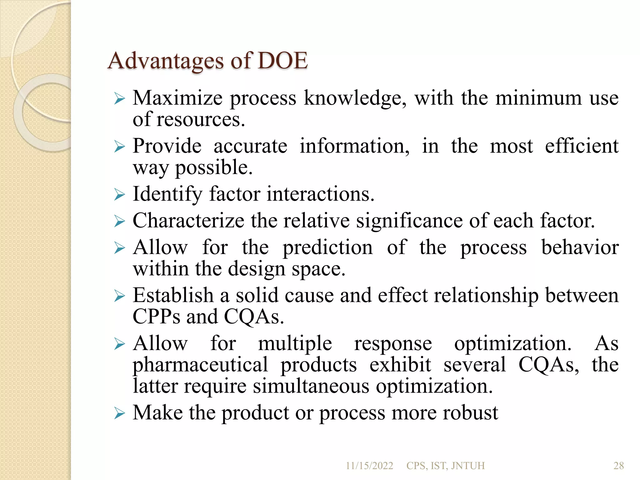Design of Experiments (DOE) | PPTX