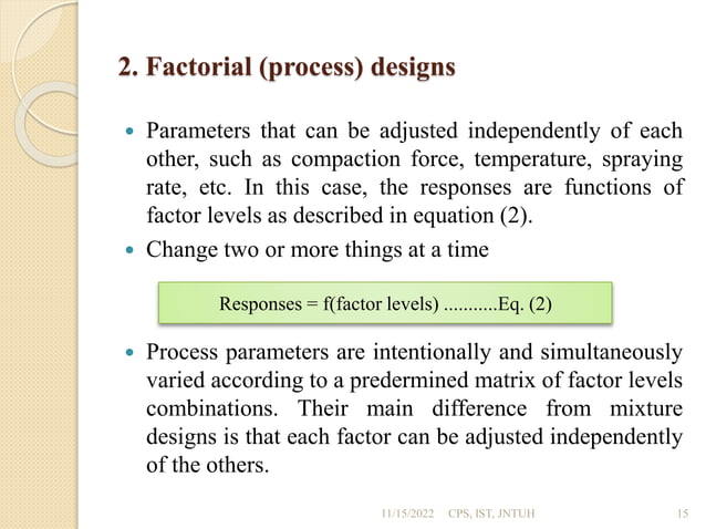 Design of Experiments (DOE) | PPTX