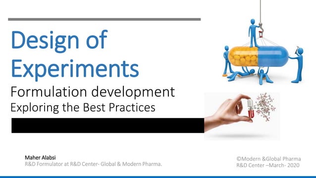 Design of experiments formulation development exploring the best practices (doe) | PPTX