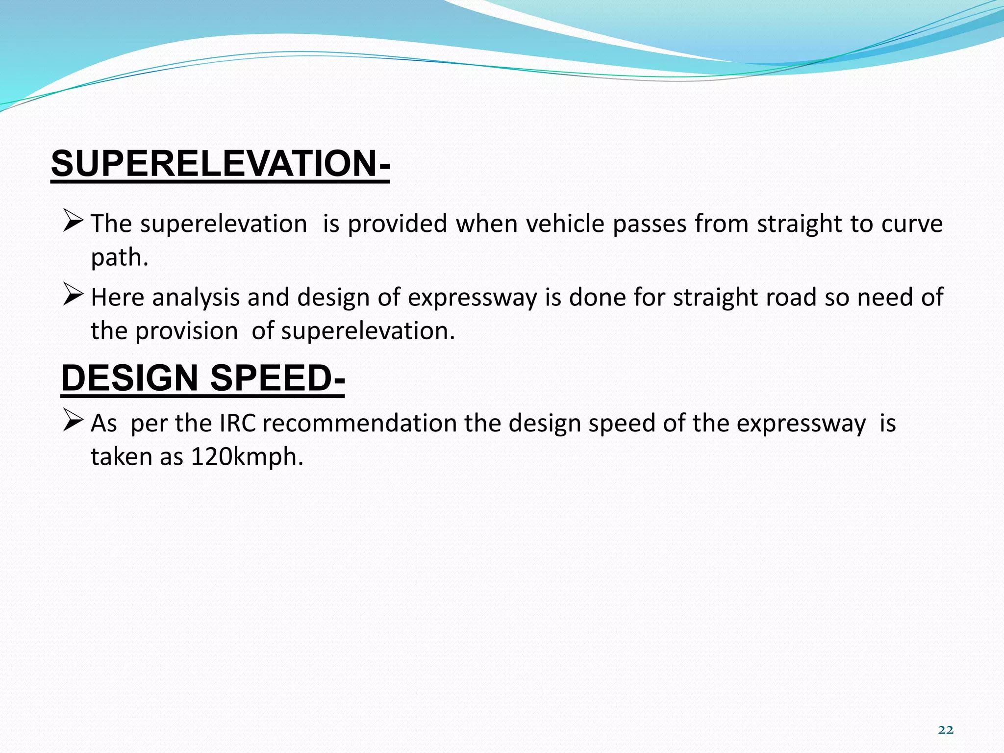 Design of expressway | PPTX