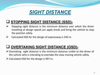 Design of expressway | PPTX