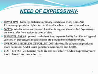 Design of expressway | PPTX