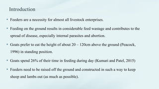 design of feeders and waterers in small ruminants.pptx