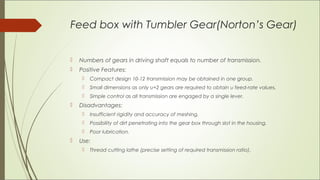 Design of feed gear box 1475220748570 | PPT