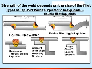 DESIGN OF FILLET WELD.ppt process requied for weld | PPT