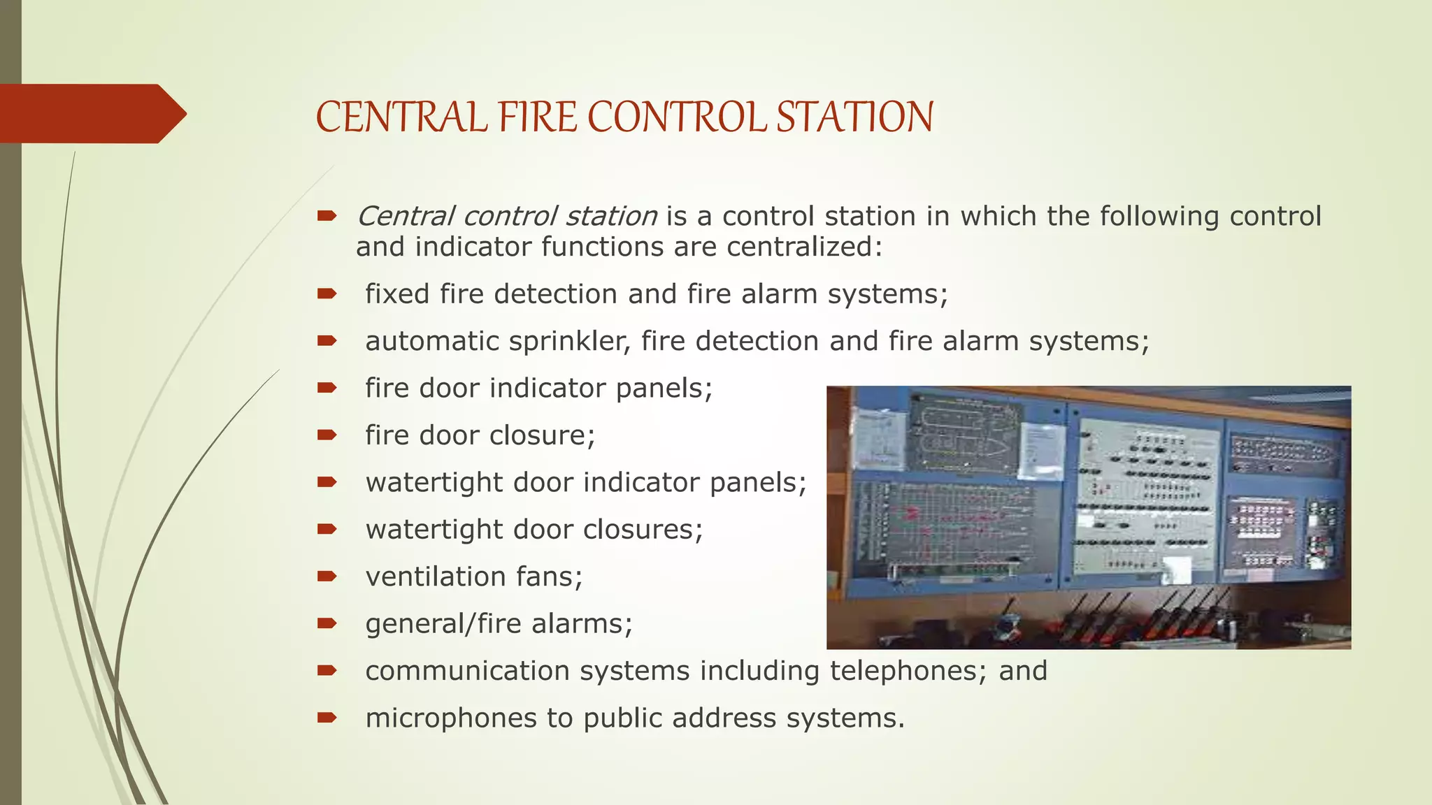Fire Fighting system on ship | PPTX