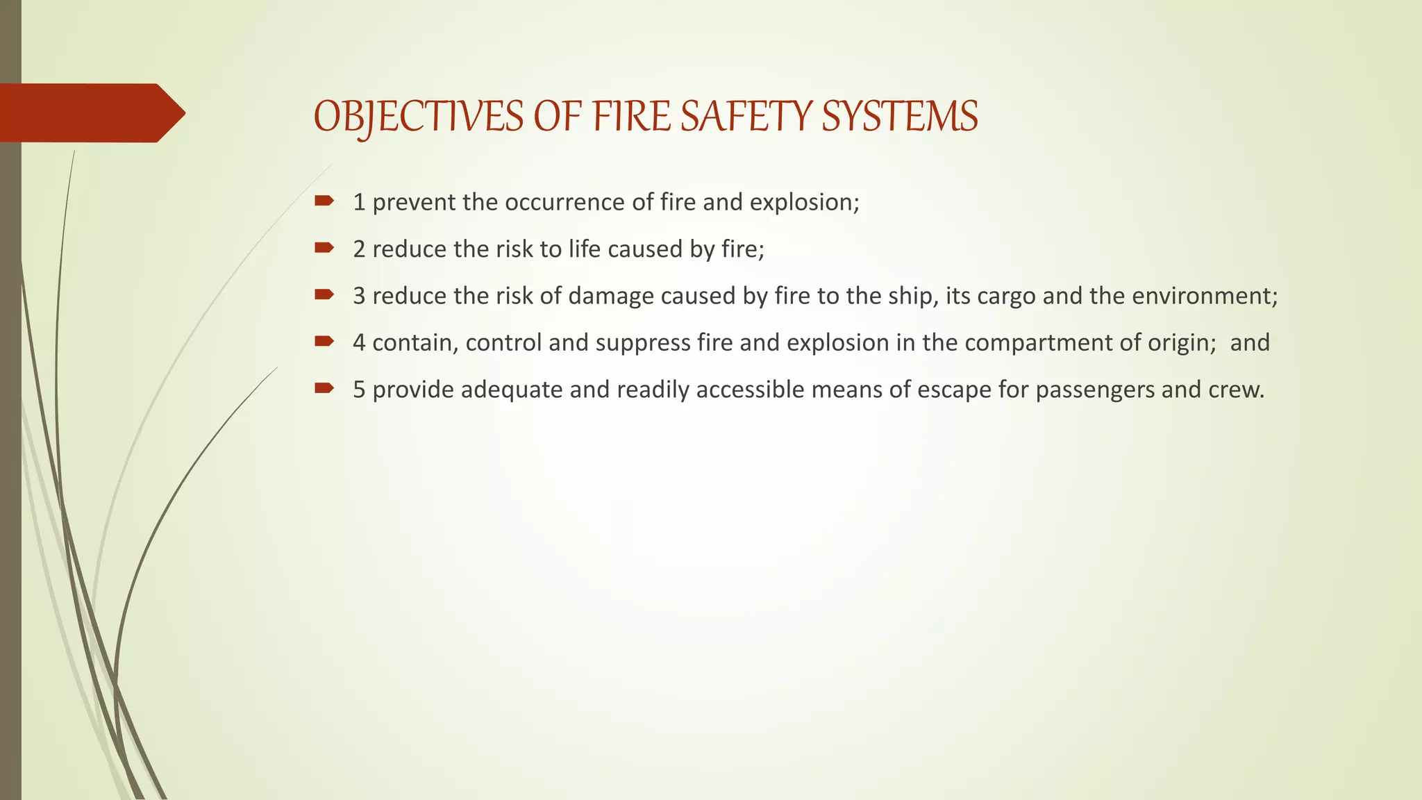 Fire Fighting system on ship | PPTX