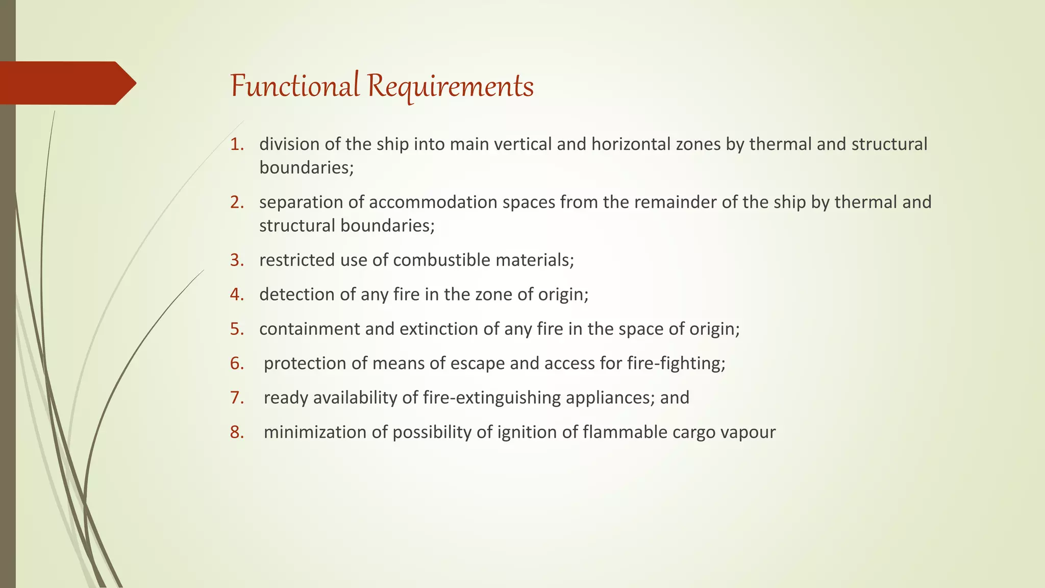 Fire Fighting system on ship | PPTX