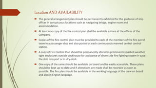 Fire Fighting system on ship | PPTX
