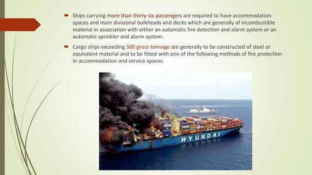 Fire Fighting system on ship | PPTX