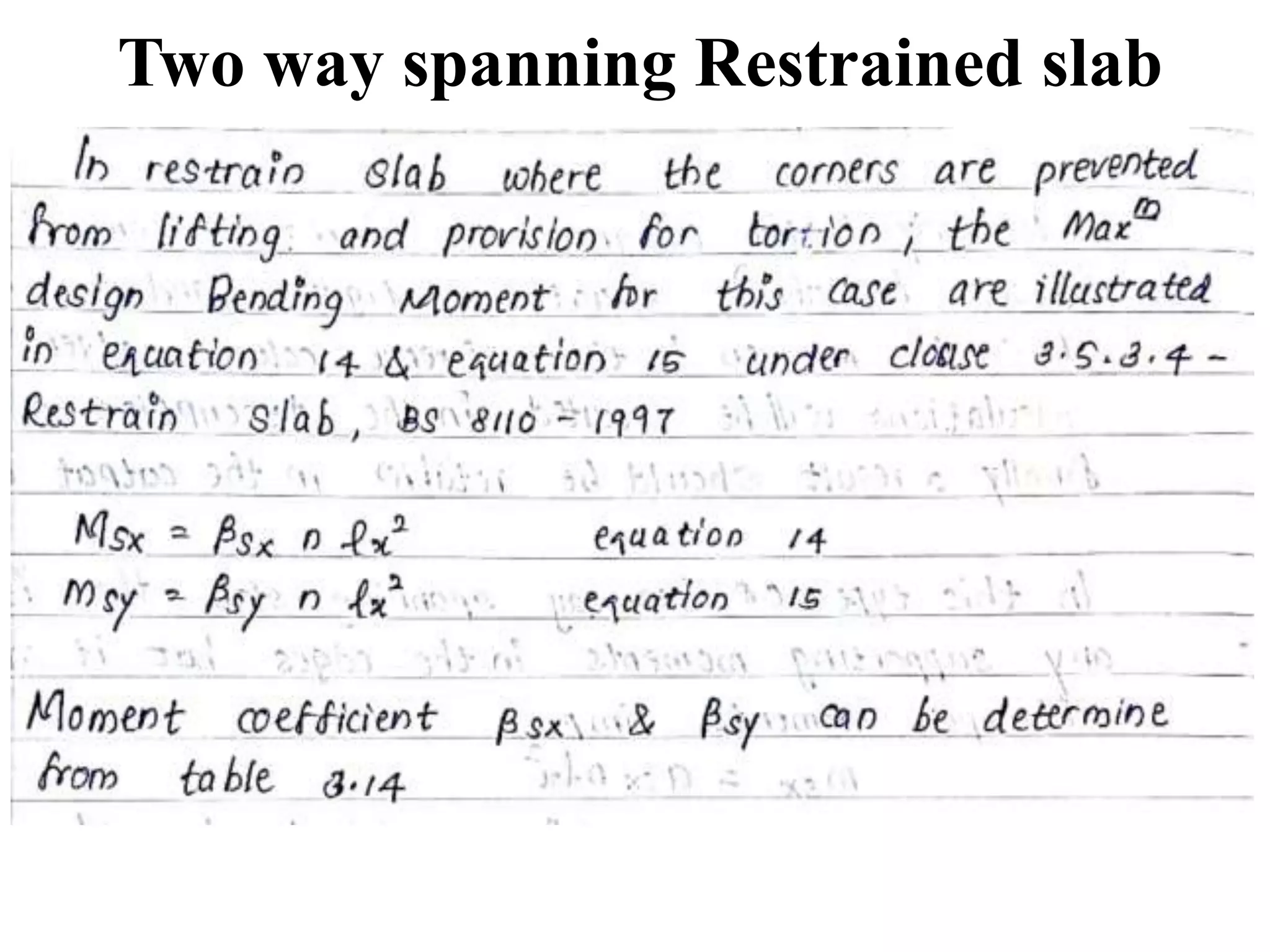 Design of floor slab | PPTX