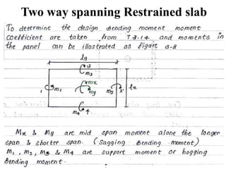 Design of floor slab | PPTX