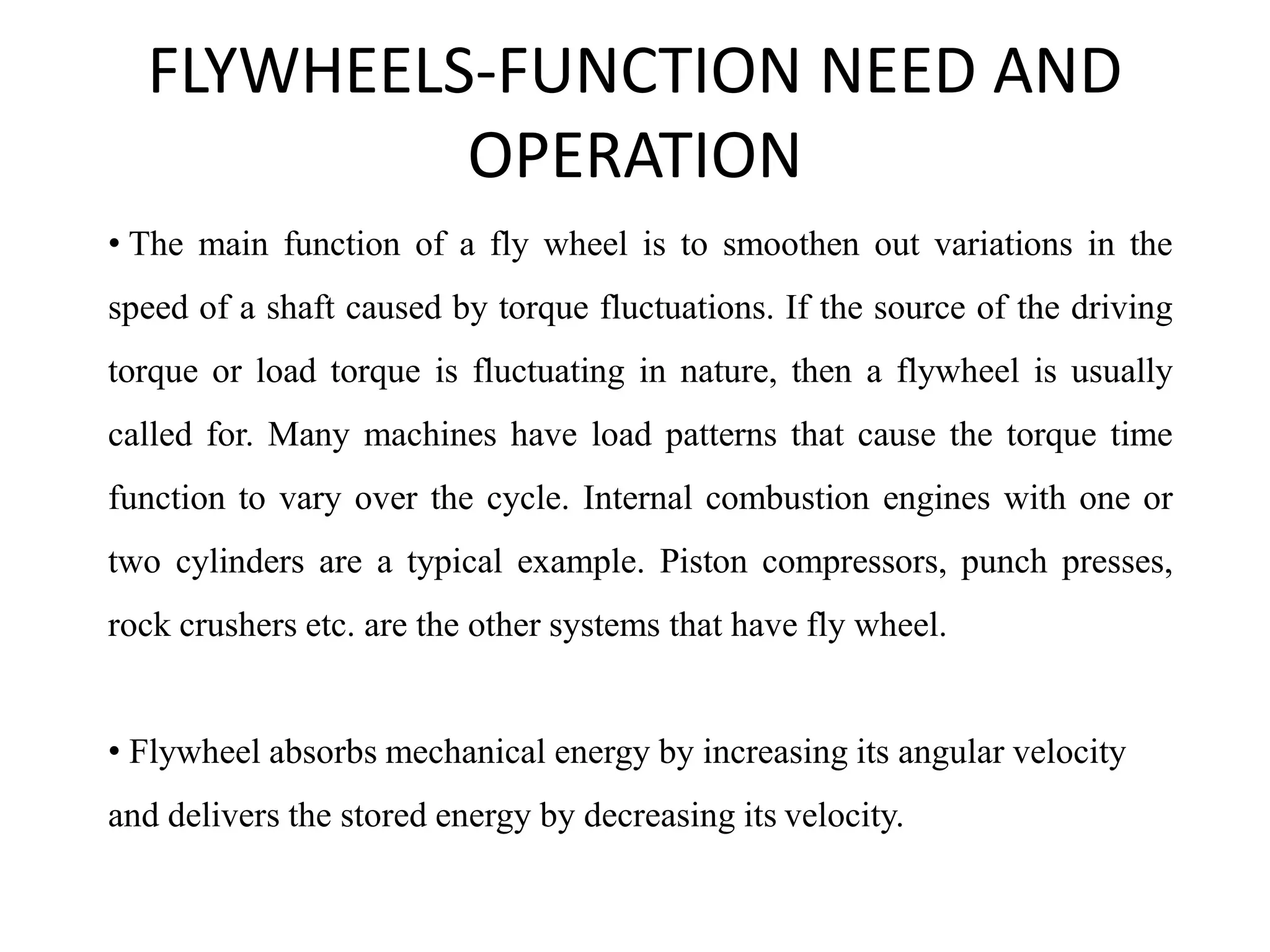 Design of flywheel | PPTX