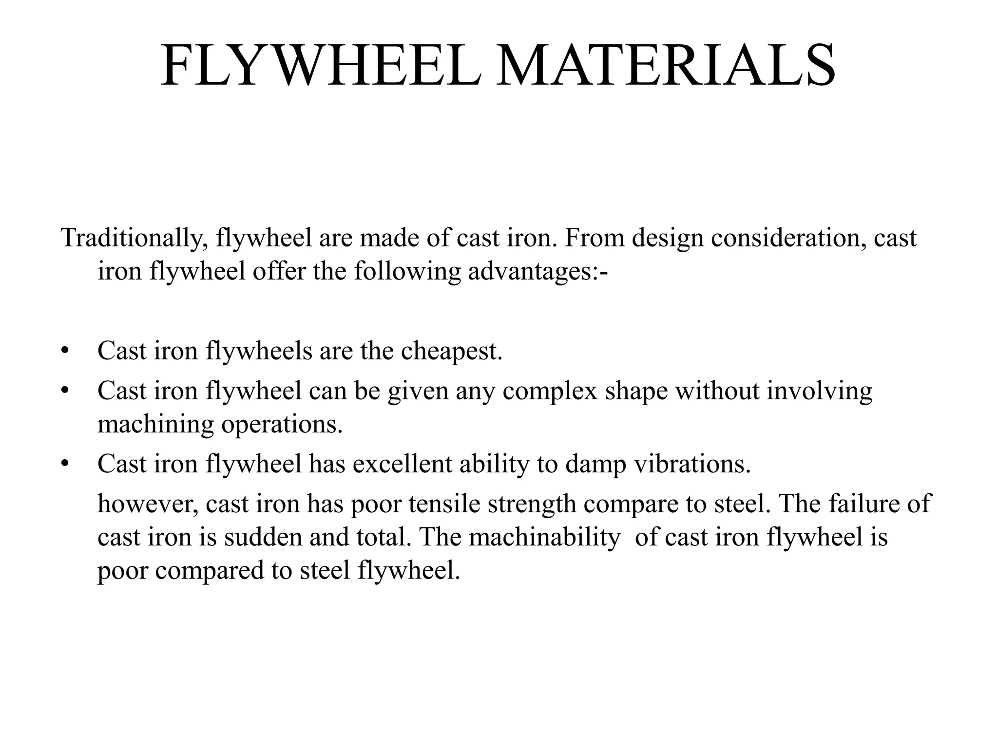 Design of flywheel | PPTX