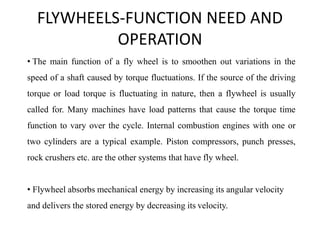 Design of flywheel | PPTX