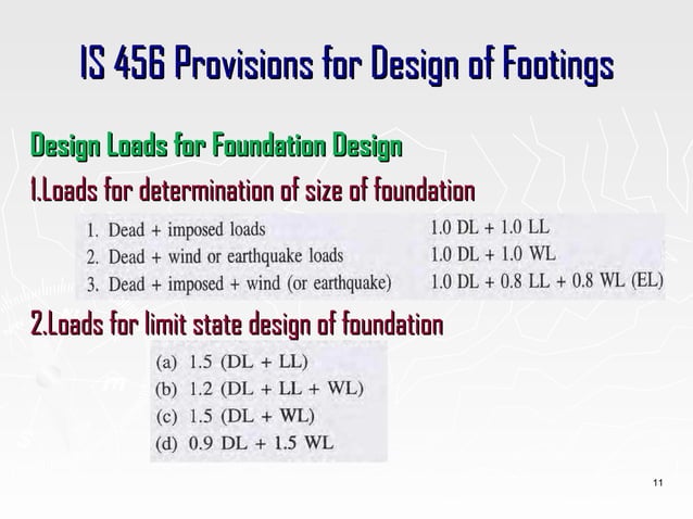 Design of footing as per IS 456-2000 | PPT