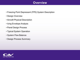 Freezing Point Depressant Ice Protection System Design | PPT