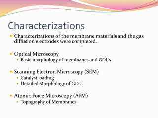 Design Of Fuel Cell Membrane Test Stand | PPT