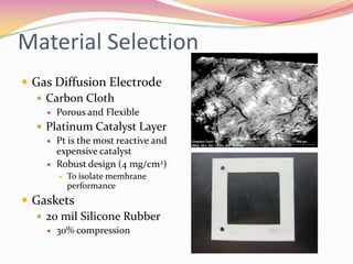 Design Of Fuel Cell Membrane Test Stand | PPT