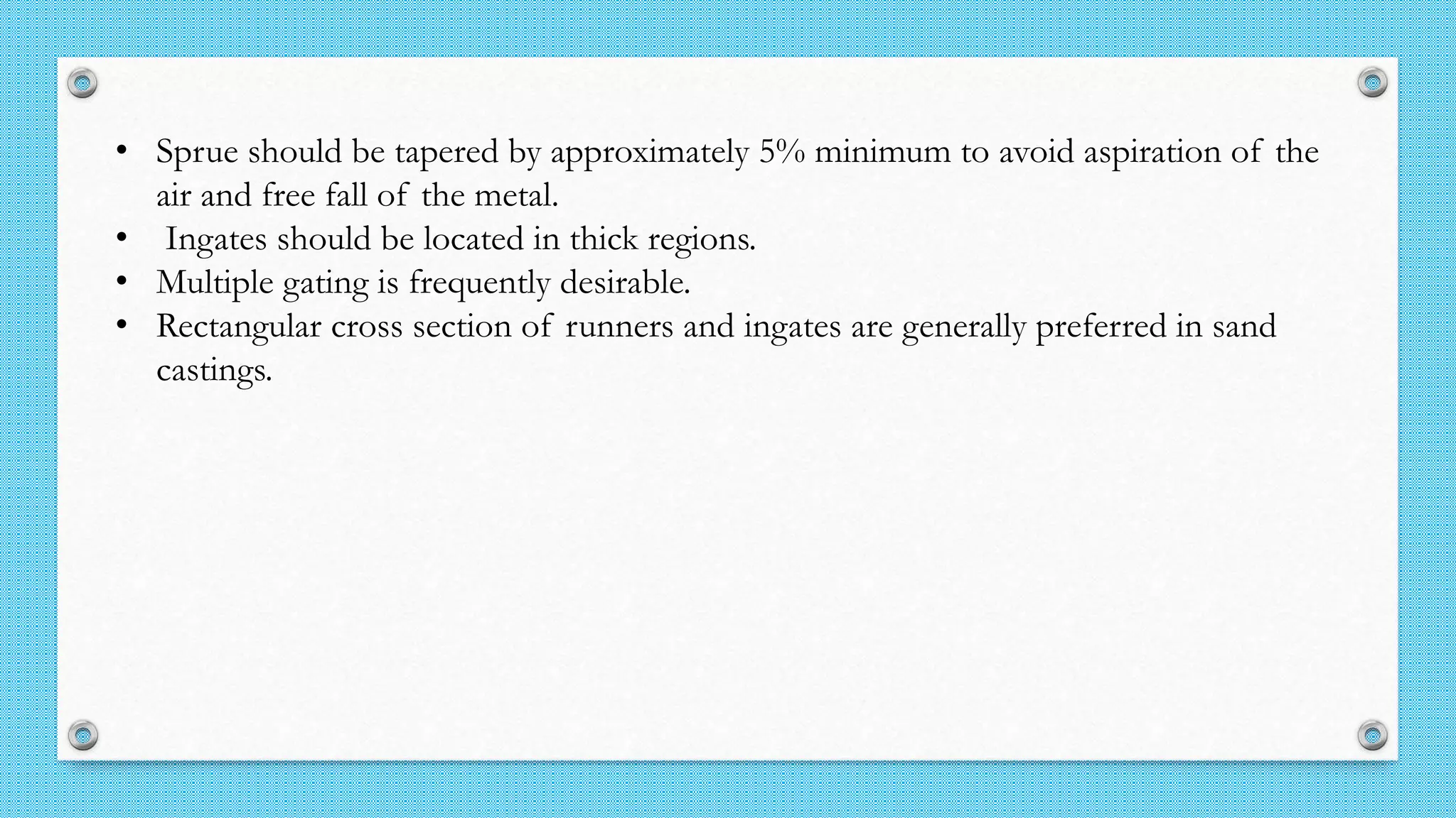 Design of gating systems | PPTX