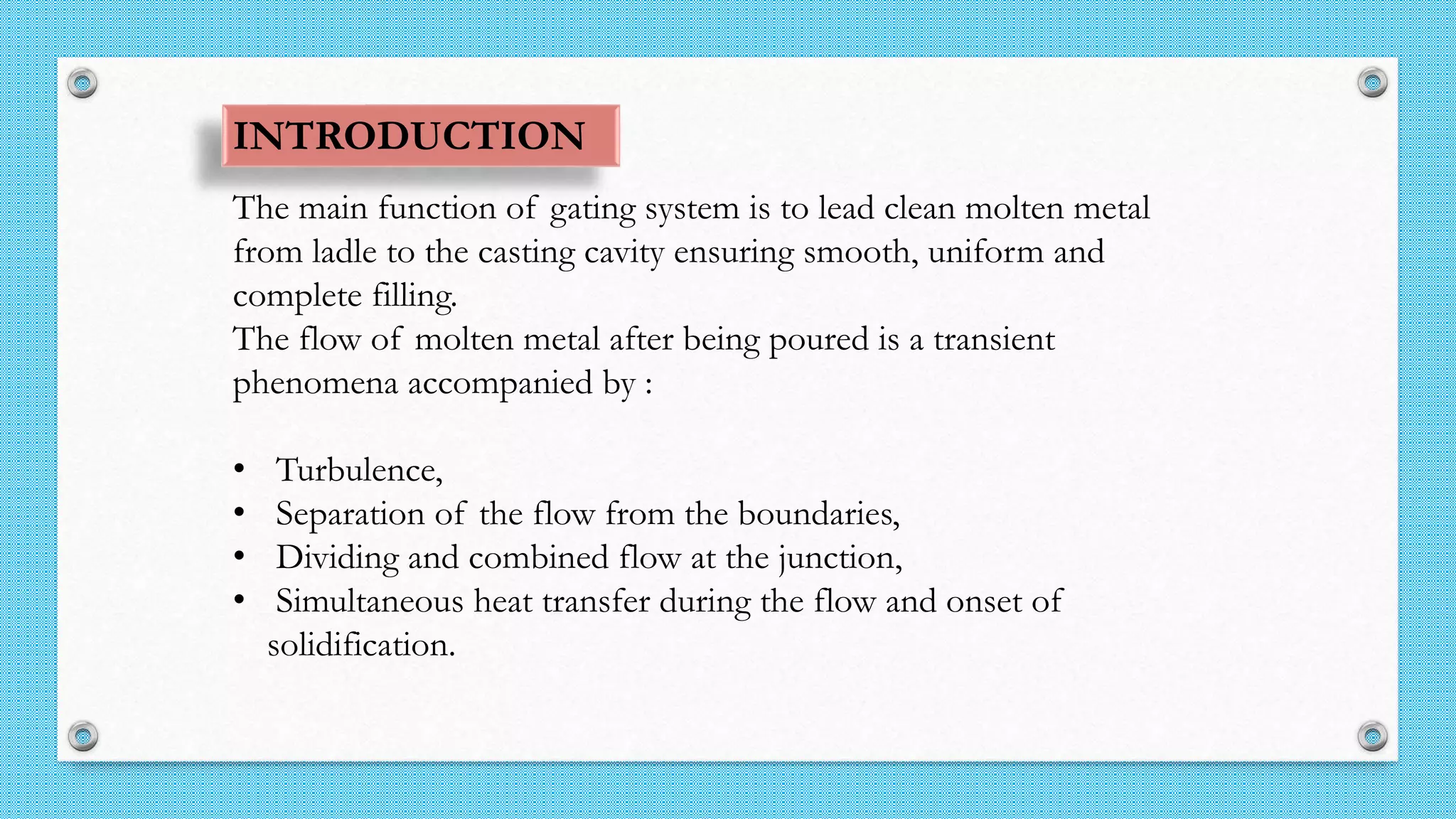 Design of gating systems | PPTX