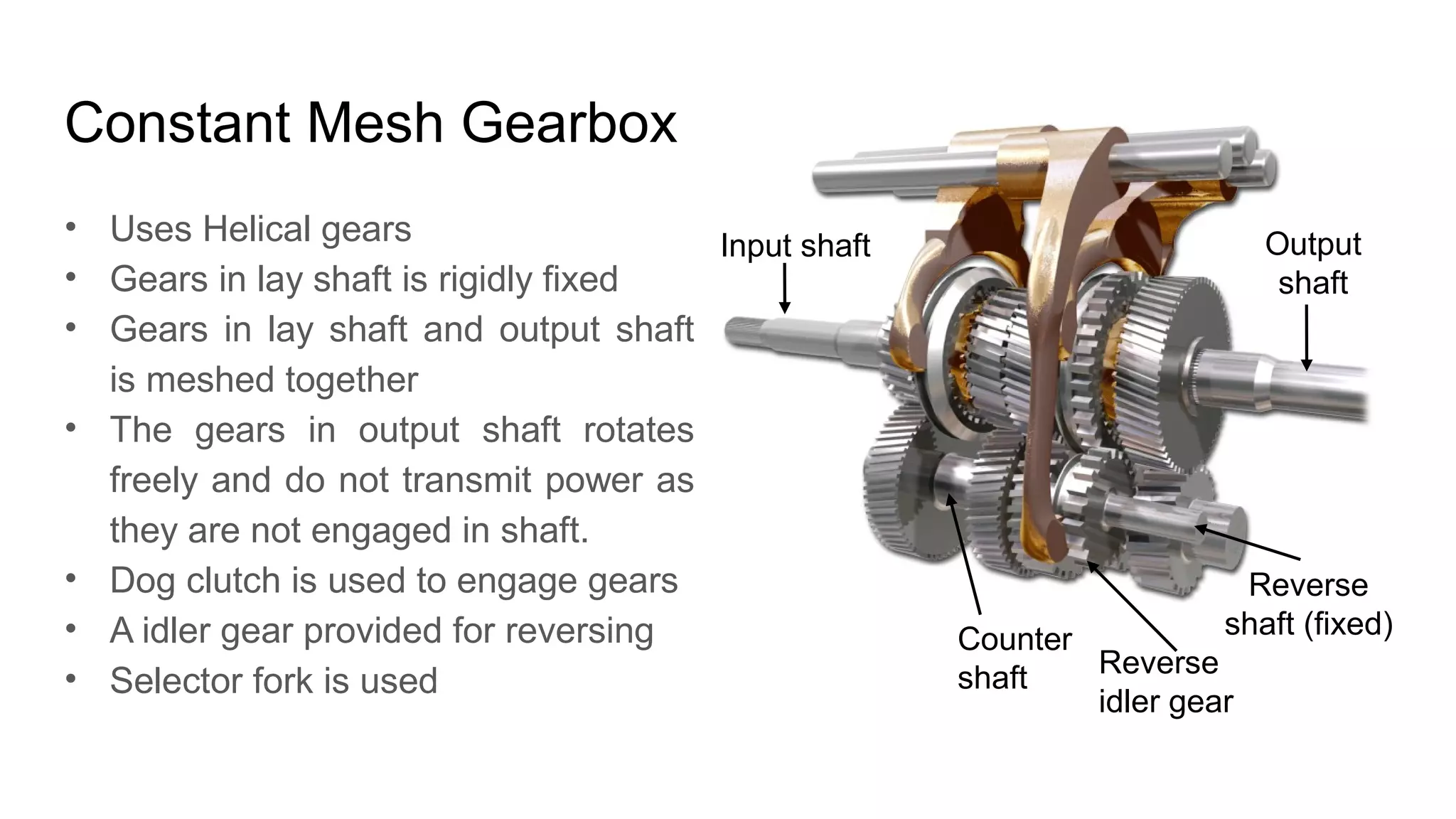 Design of Transmission System- GEAR BOX | PPT