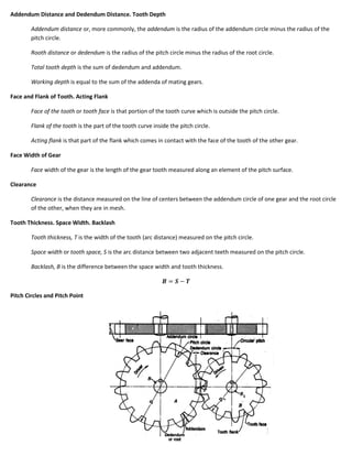 Design of gears | PDF