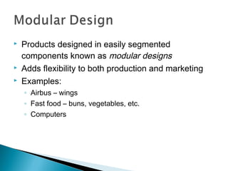 Design of Goods and Services | PPT