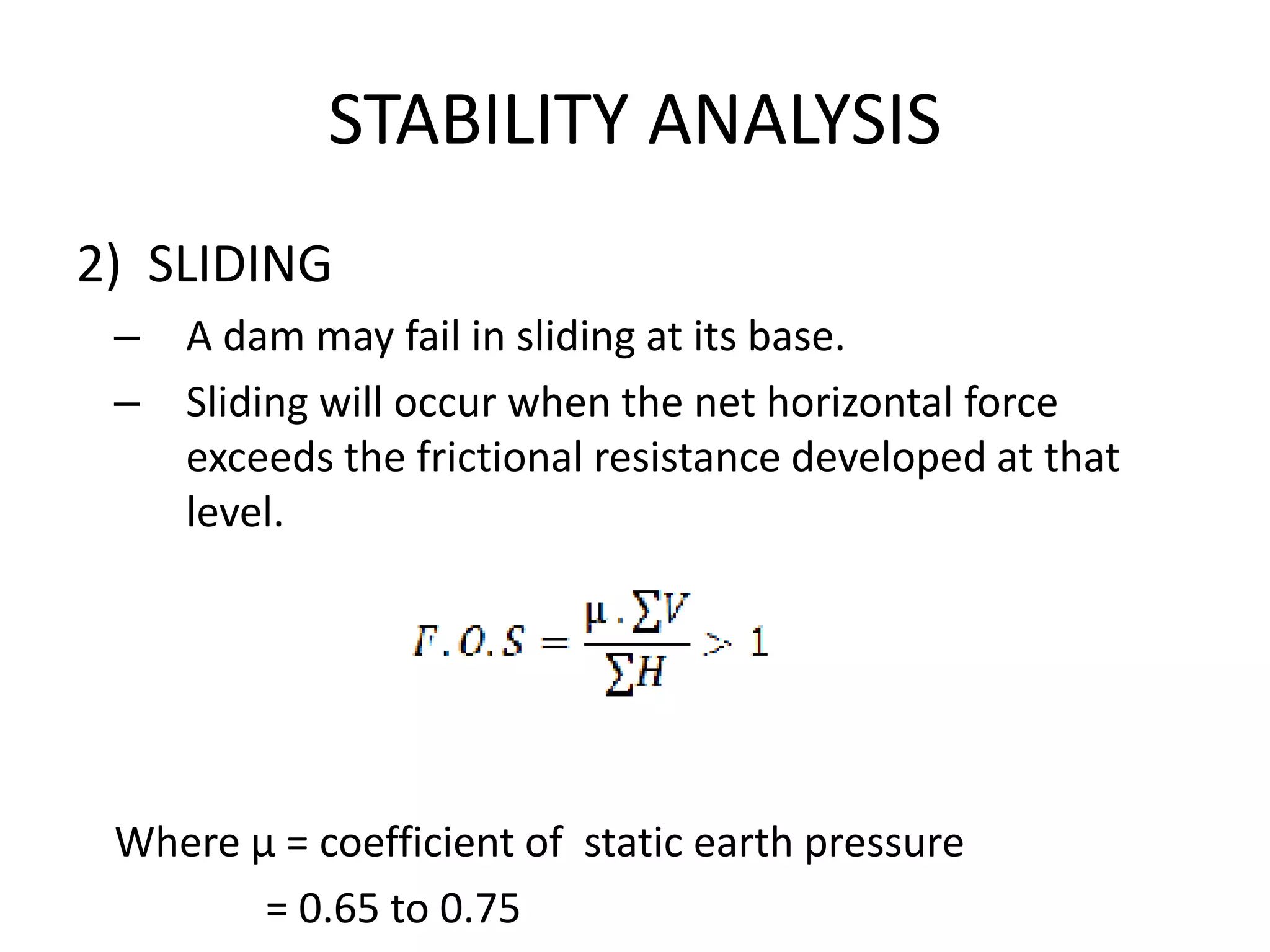 Design of gravity dams | PPTX