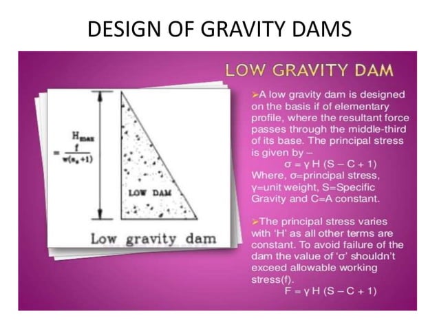 Design of gravity dams | PPTX