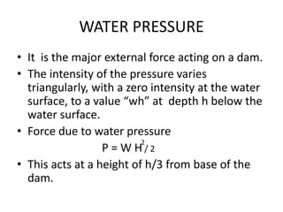 Design of gravity dams | PPTX