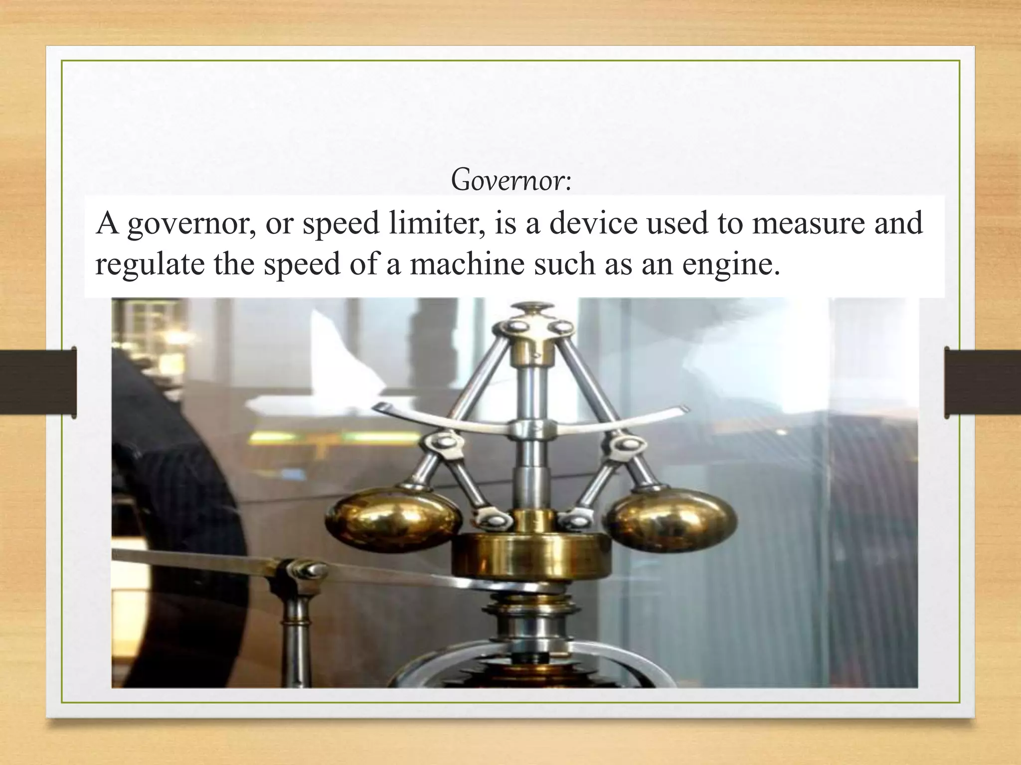 Design of hartnell governor | PPTX