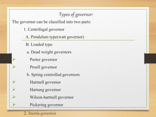 Design of hartnell governor | PPTX